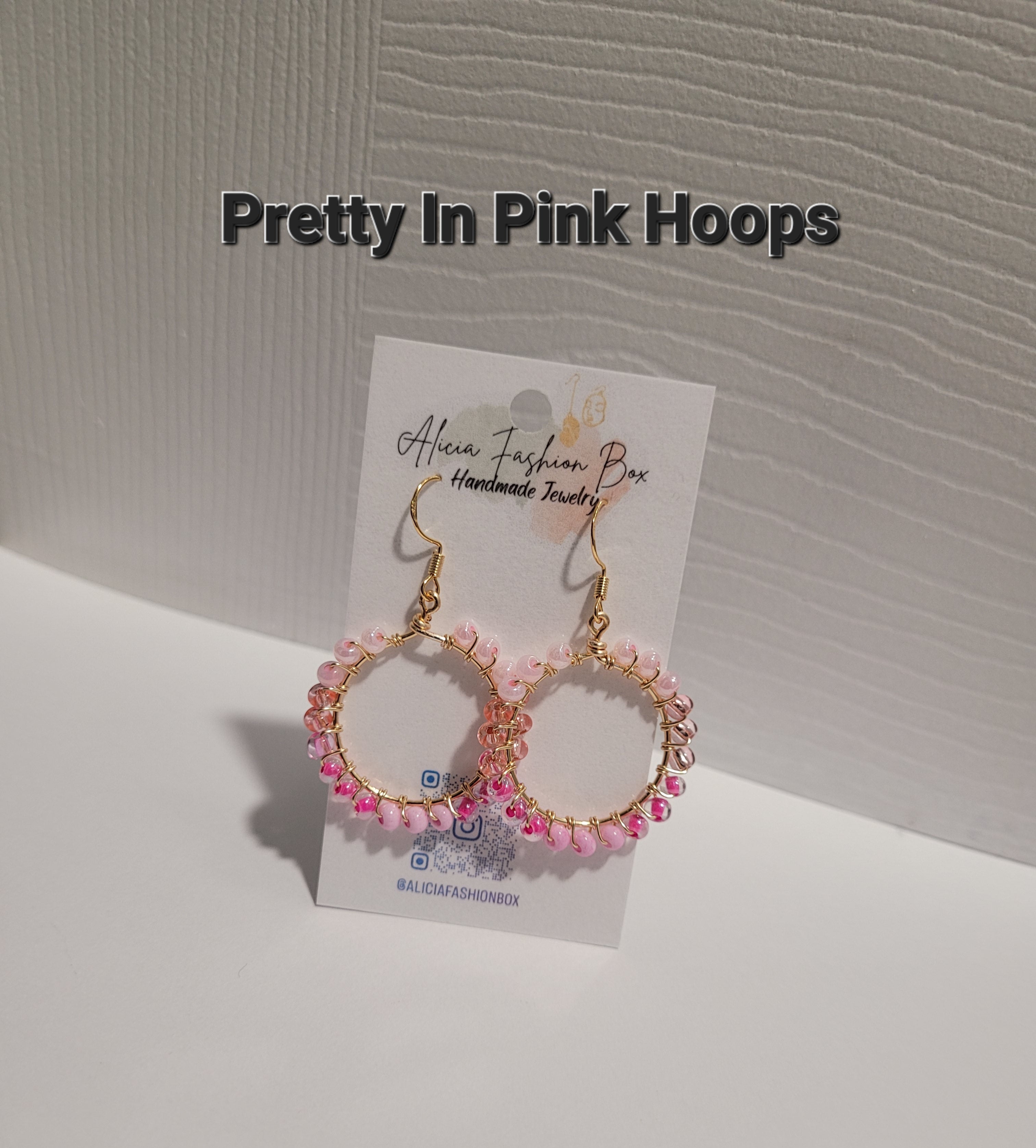 Pretty in Pink Hoops | Made In ALX