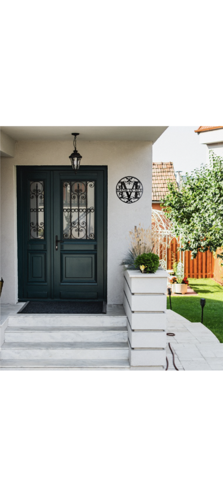 Custom Steel Monogram Sign | Made In ALX