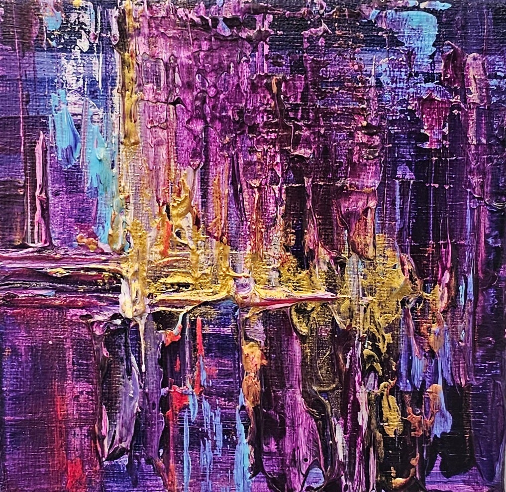 Mini 1 Purple + Blue Landscape | Made In ALX